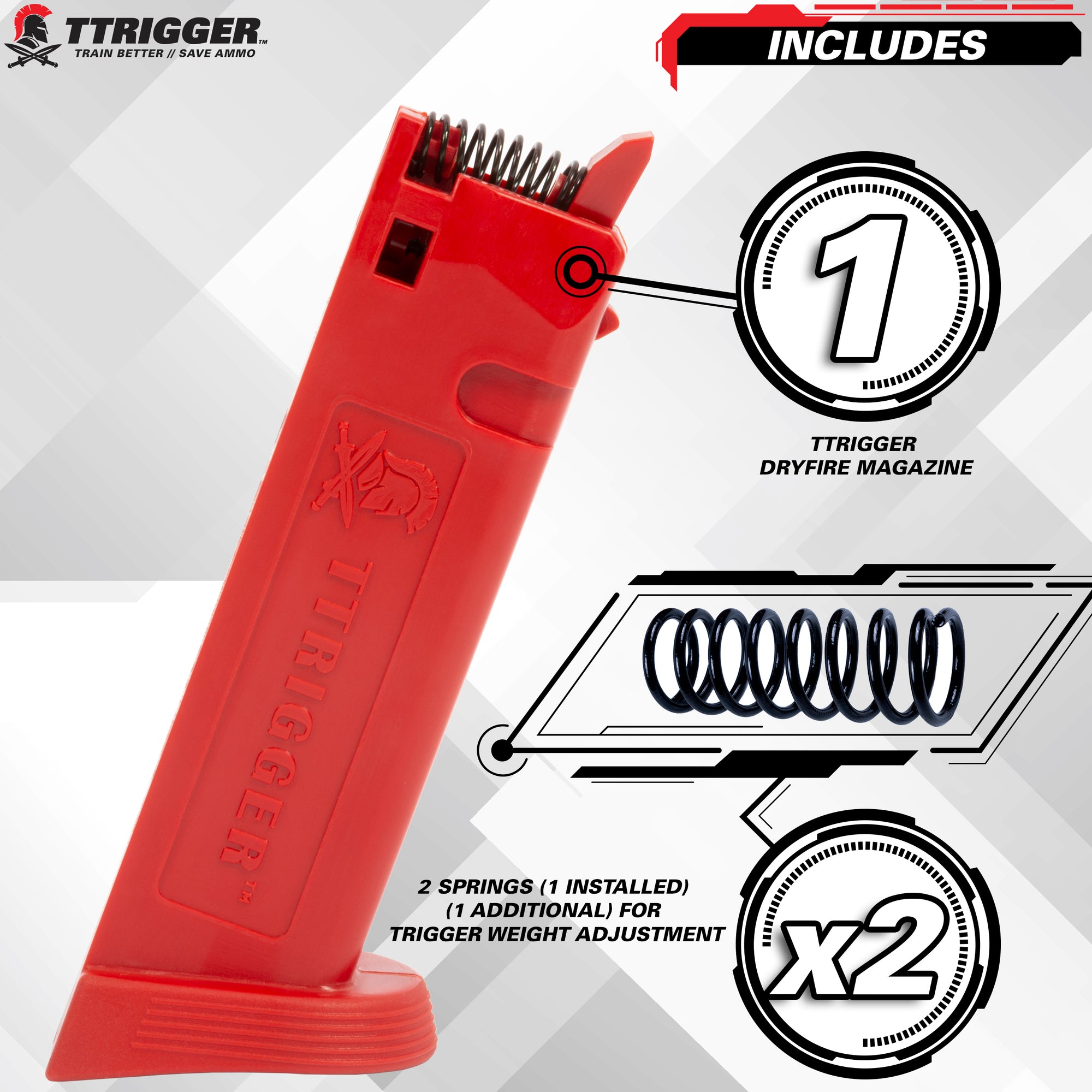 TTrigger G43x/48 Dry Fire Magazine for Glock G43X & G48